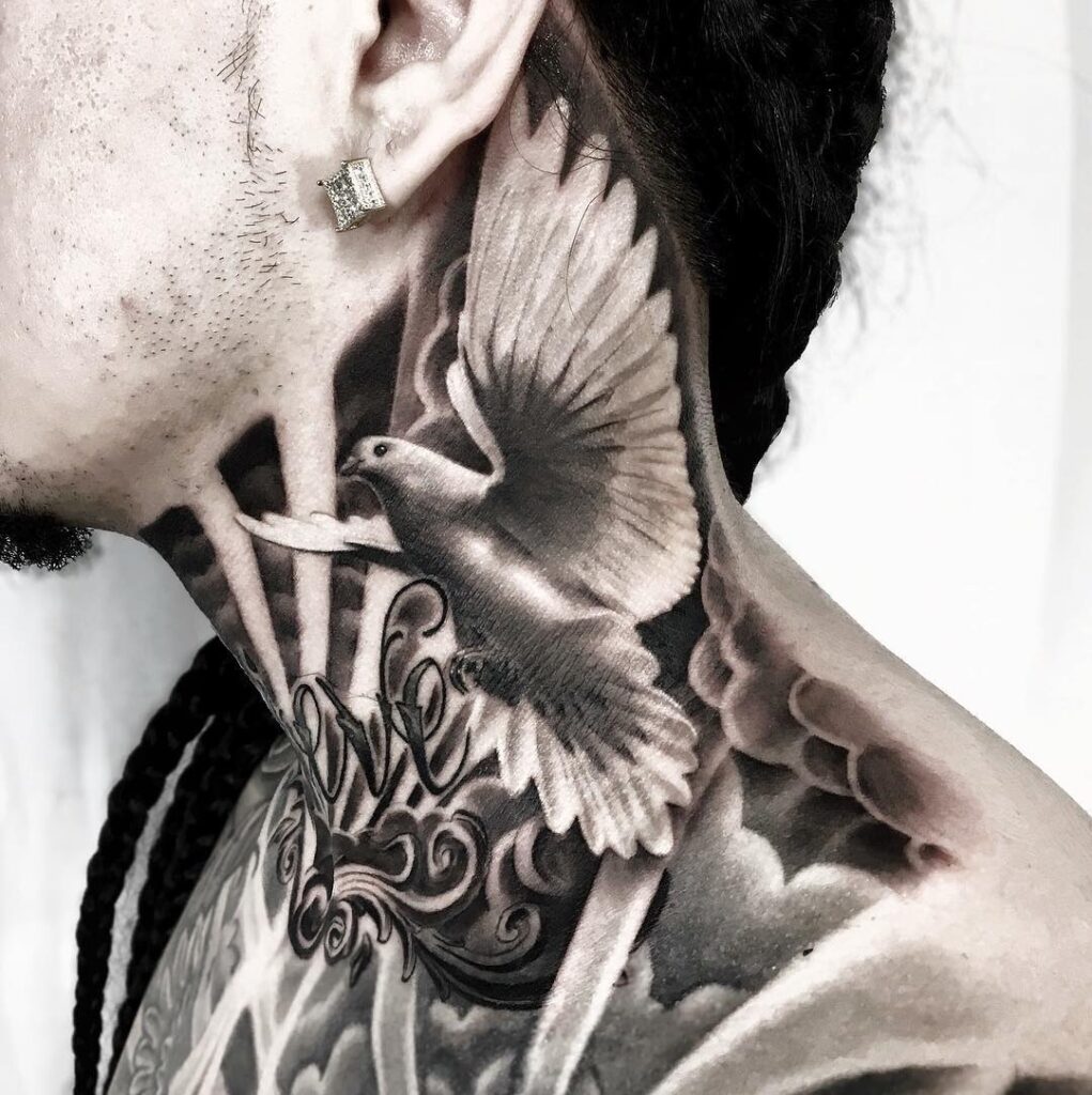 60 Unforgettable Neck Tattoos that will Never Go out of Style ...