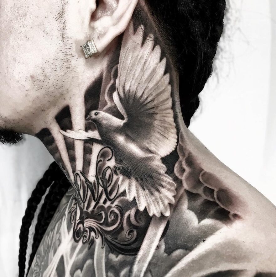 60 Unforgettable Neck Tattoos that will Never Go out of Style ...