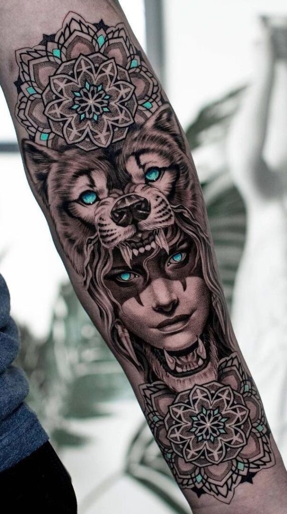60 Spiritual Wolf Tattoos for Those Who Wander but Are Not Lost