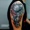 60 Unforgettable Biomechanical Tattoos that Creatively Combine Science ...