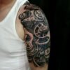 60 Unforgettable Biomechanical Tattoos that Creatively Combine Science ...