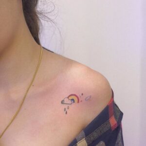 60 Best Cloud Tattoos from Dark and Thundering to Bright and Hopeful ...