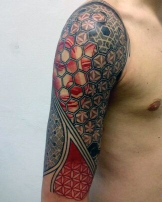 60 Wonderful Mosaic Tattoo Ideas that Showcase Creative and Intricate ...