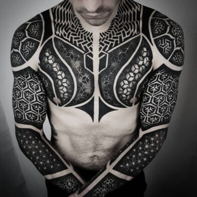 60 Wonderful Mosaic Tattoo Ideas that Showcase Creative and Intricate ...