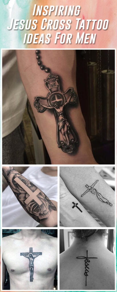 60 Inspiring Jesus Christ Cross Tattoos to Give You Strength – Meanings ...